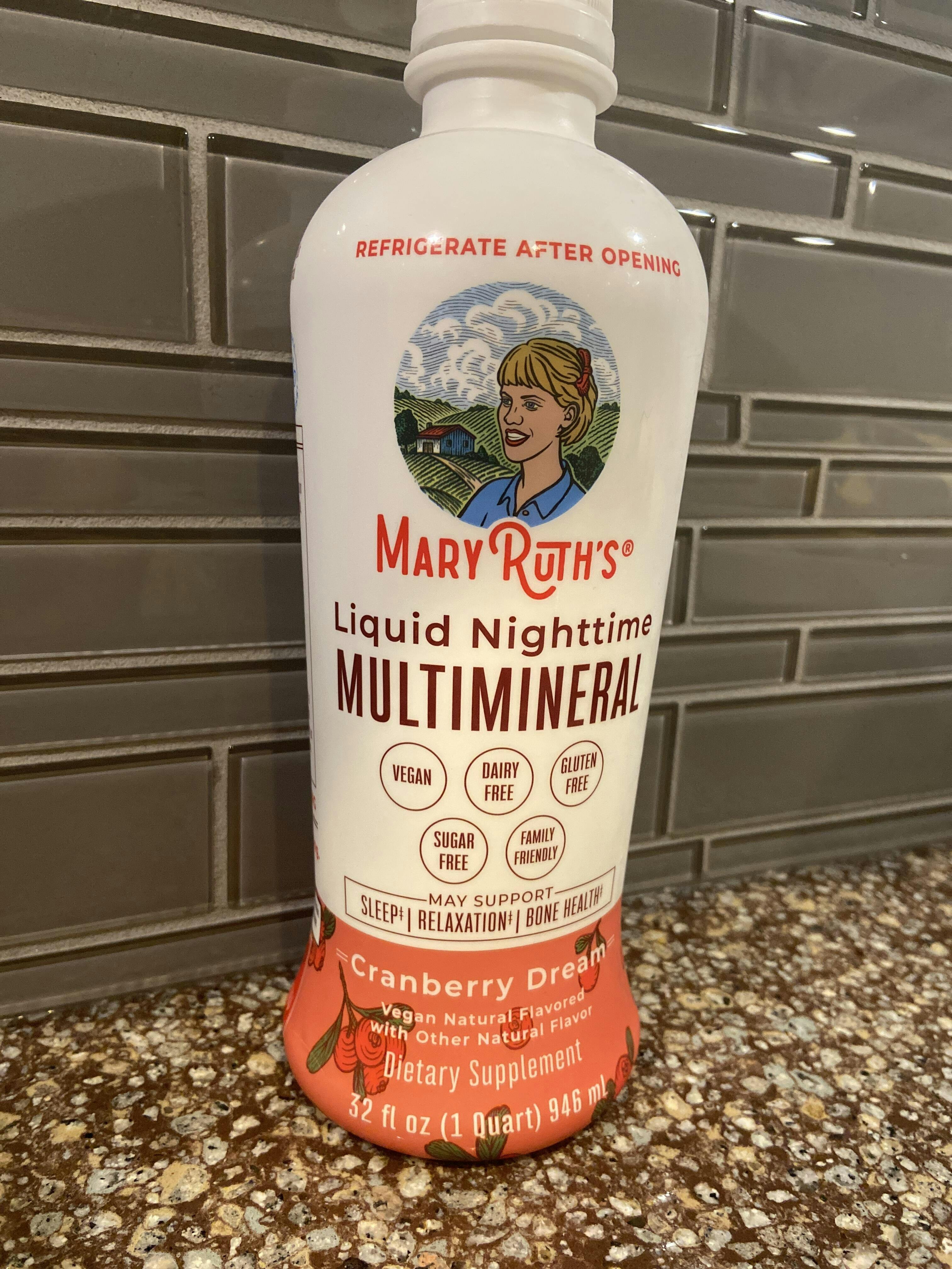 Liquid Nighttime Multimineral | Cranberry Flavor – MaryRuth Organics