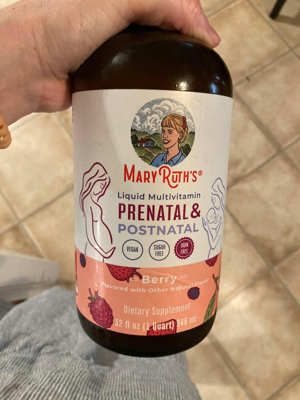 Vegan Liquid Prenatal & Postnatal Vitamins – MaryRuth Organics