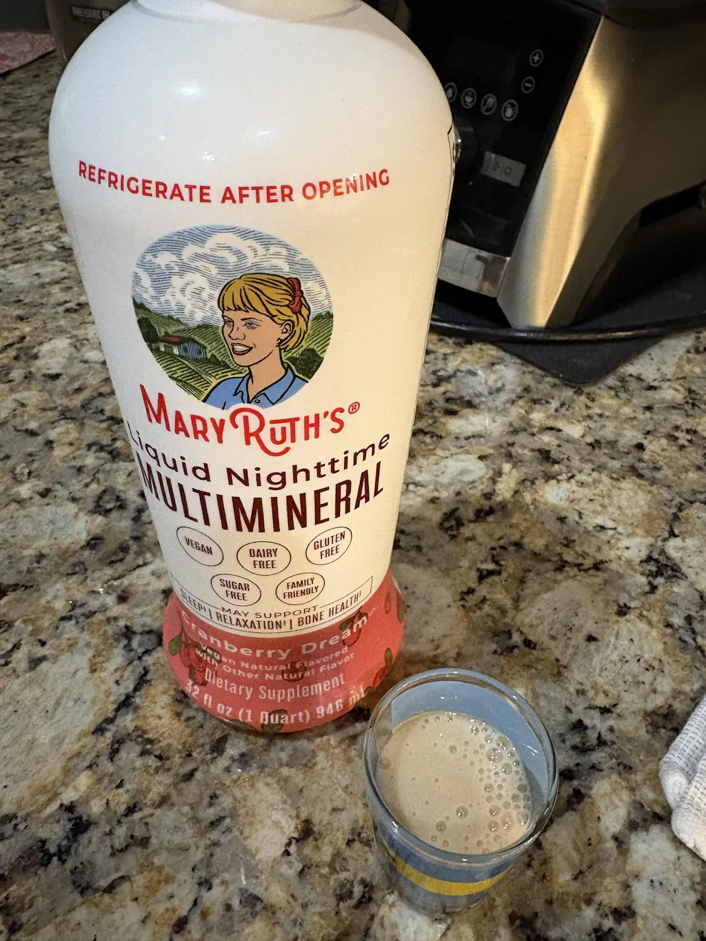 Liquid Nighttime Multimineral | Cranberry Flavor – MaryRuth Organics