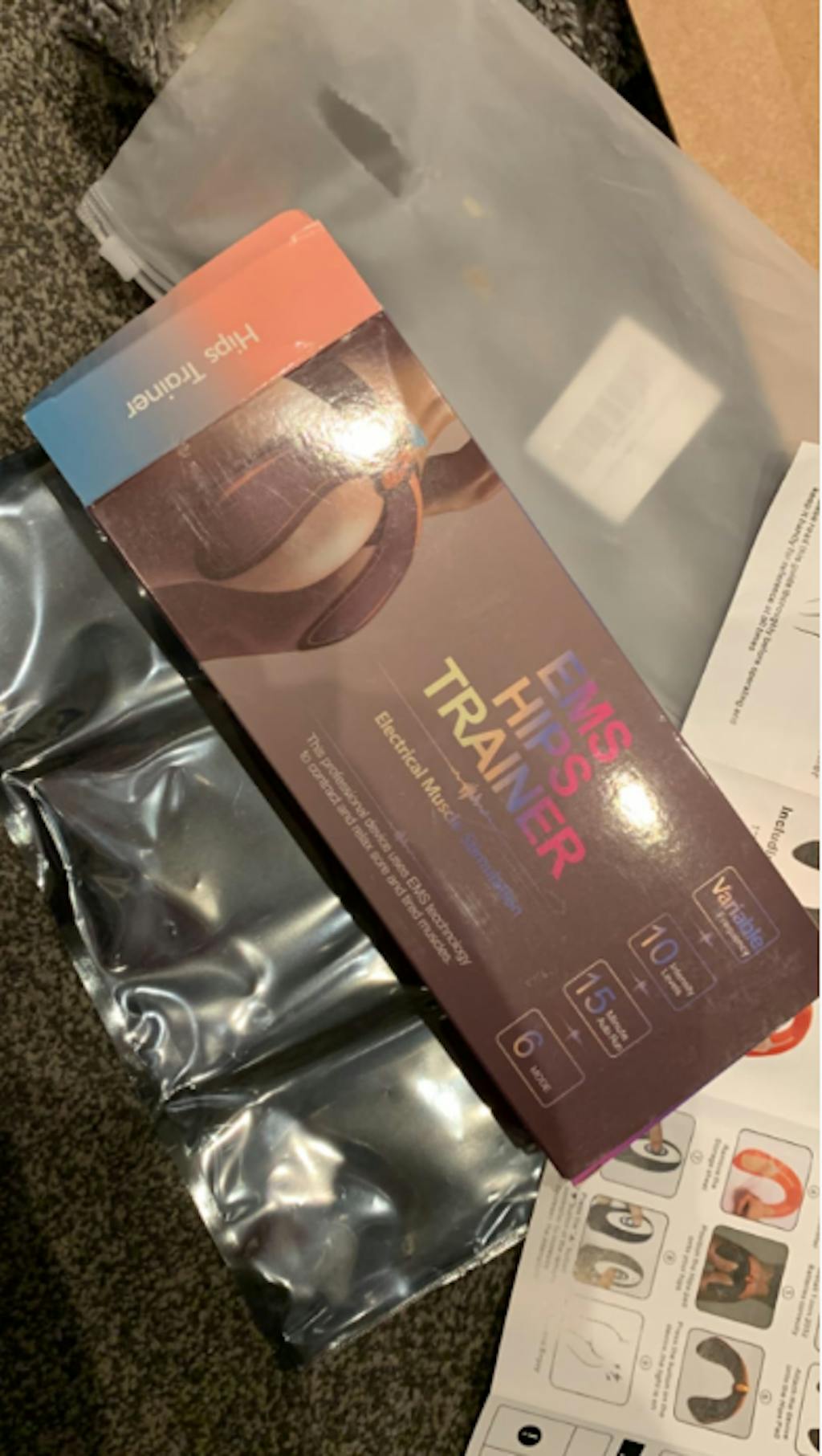 Ems Hips Trainer - Butt Lift Stimulator, Electric Hip Muscle Massager ...