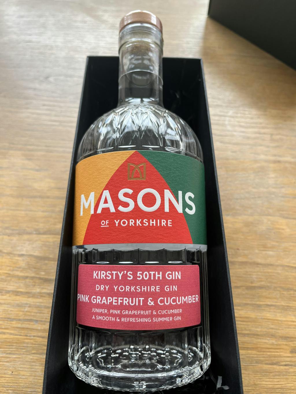 Masons Personalised Gin Bottle - Masons of Yorkshire