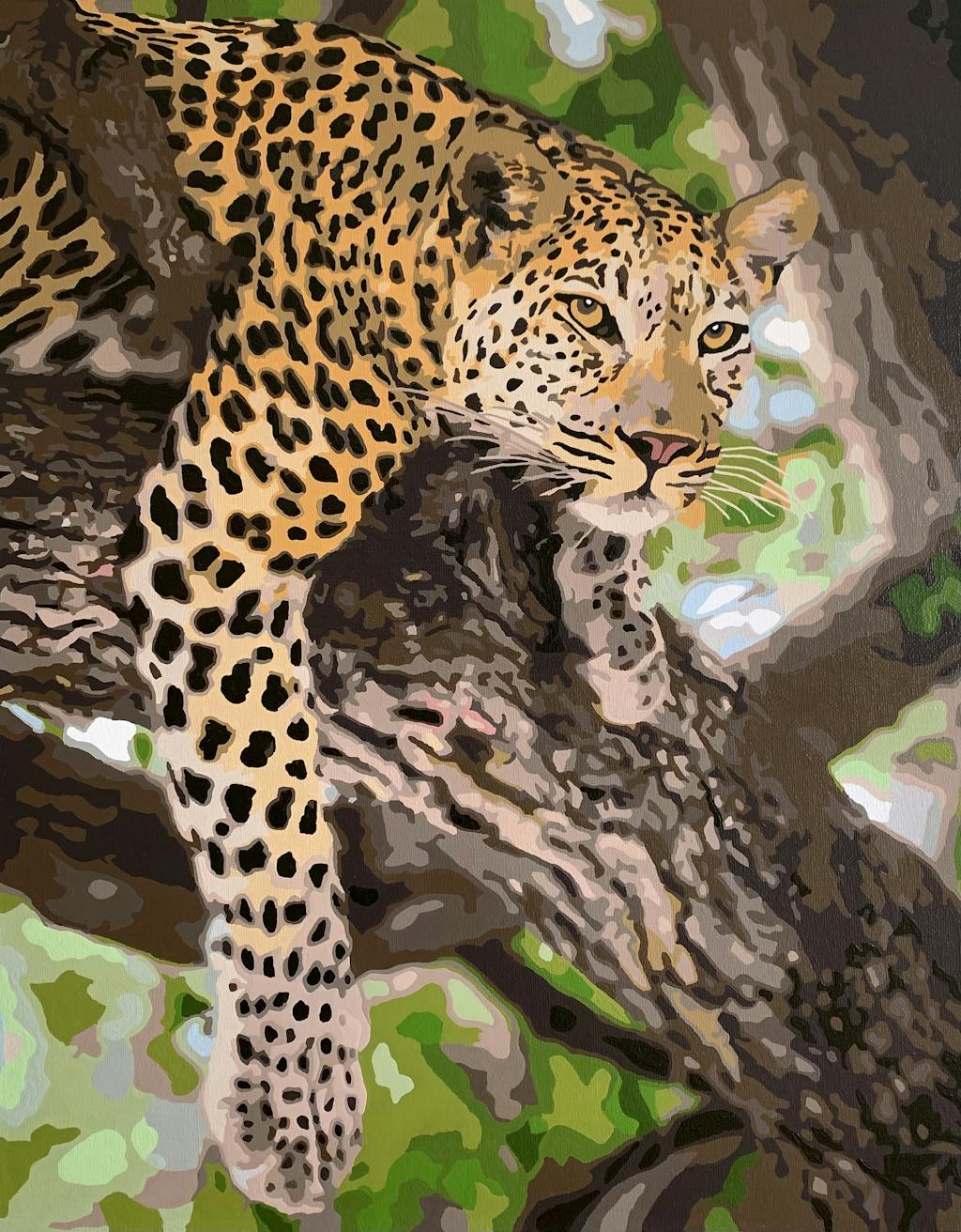 Watching Leopard – Masterpiece By Numbers