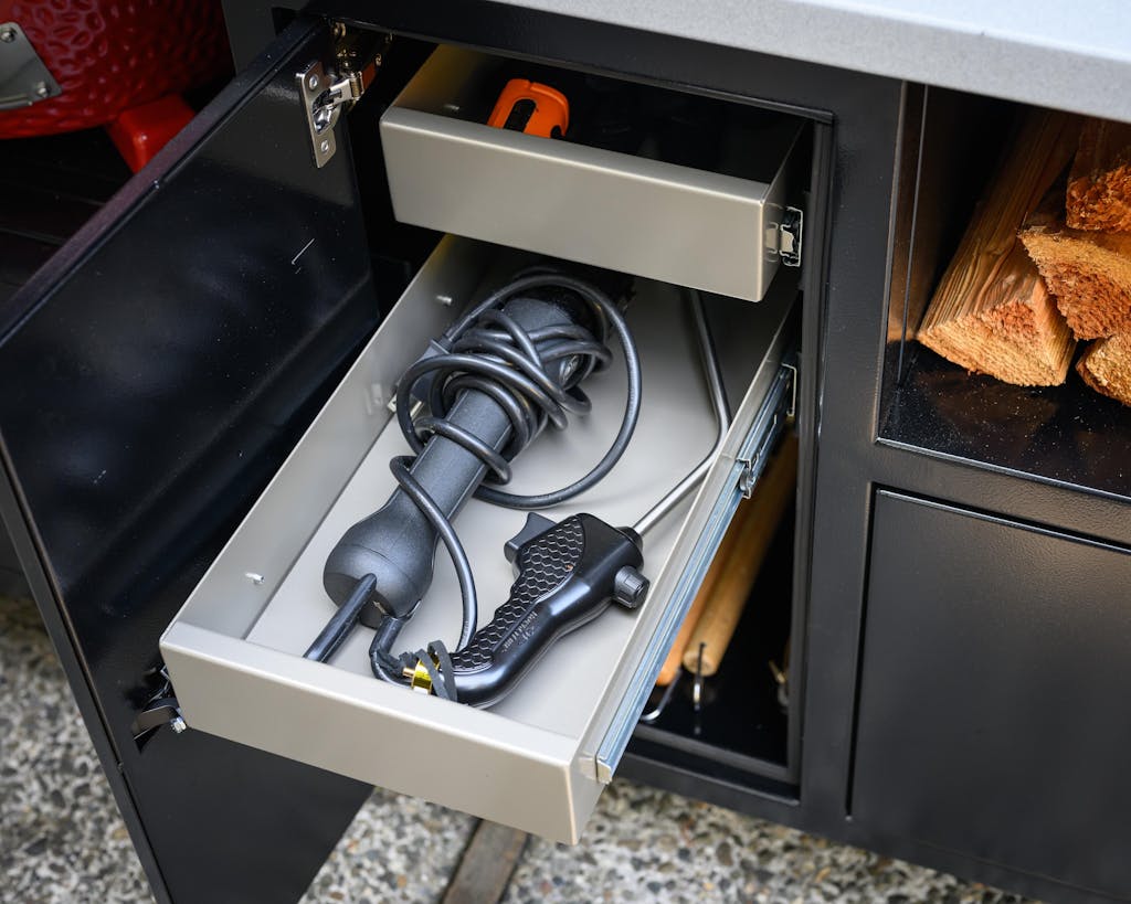 Fusion Grill Cart for Big Green Egg Primo & Kamado Joe | MATCHLESS