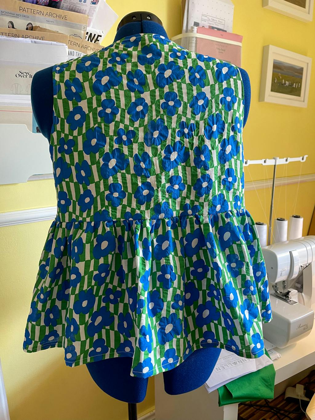 Peplum Split Tank PDF Sewing Pattern – Matchy Matchy Sewing Club