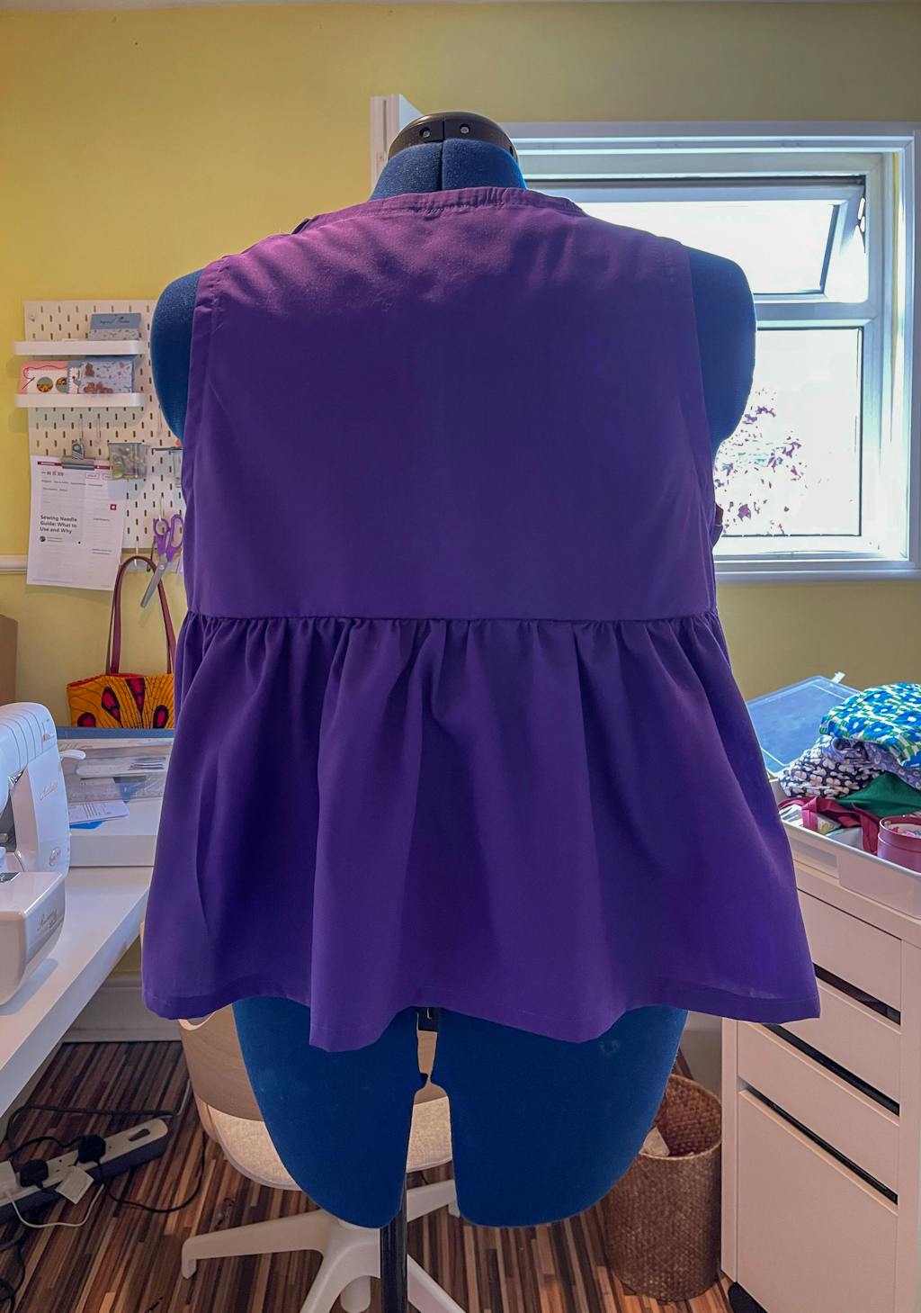 Peplum Split Tank PDF Sewing Pattern – Matchy Matchy Sewing Club