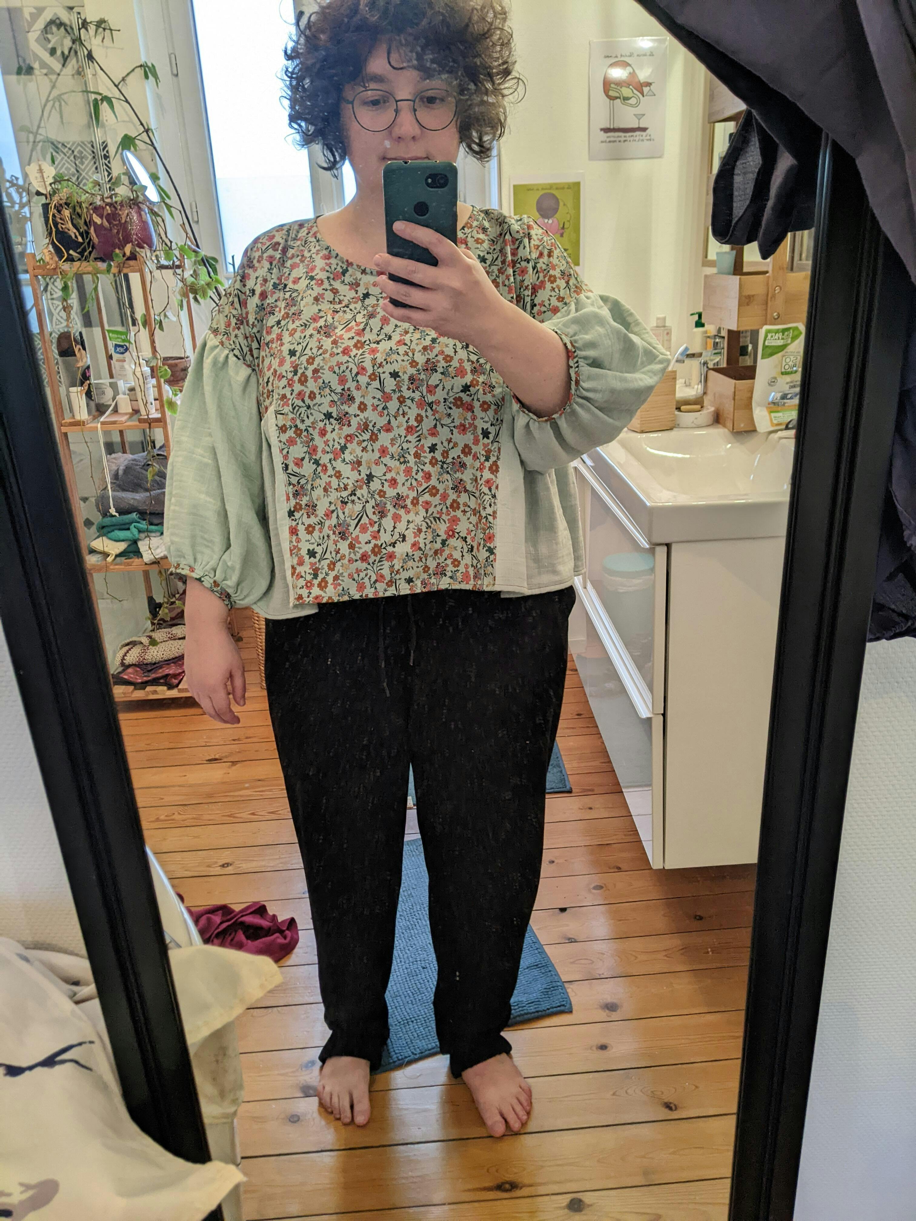 Collage Gather Top PDF Sewing Pattern – Matchy Matchy Sewing Club