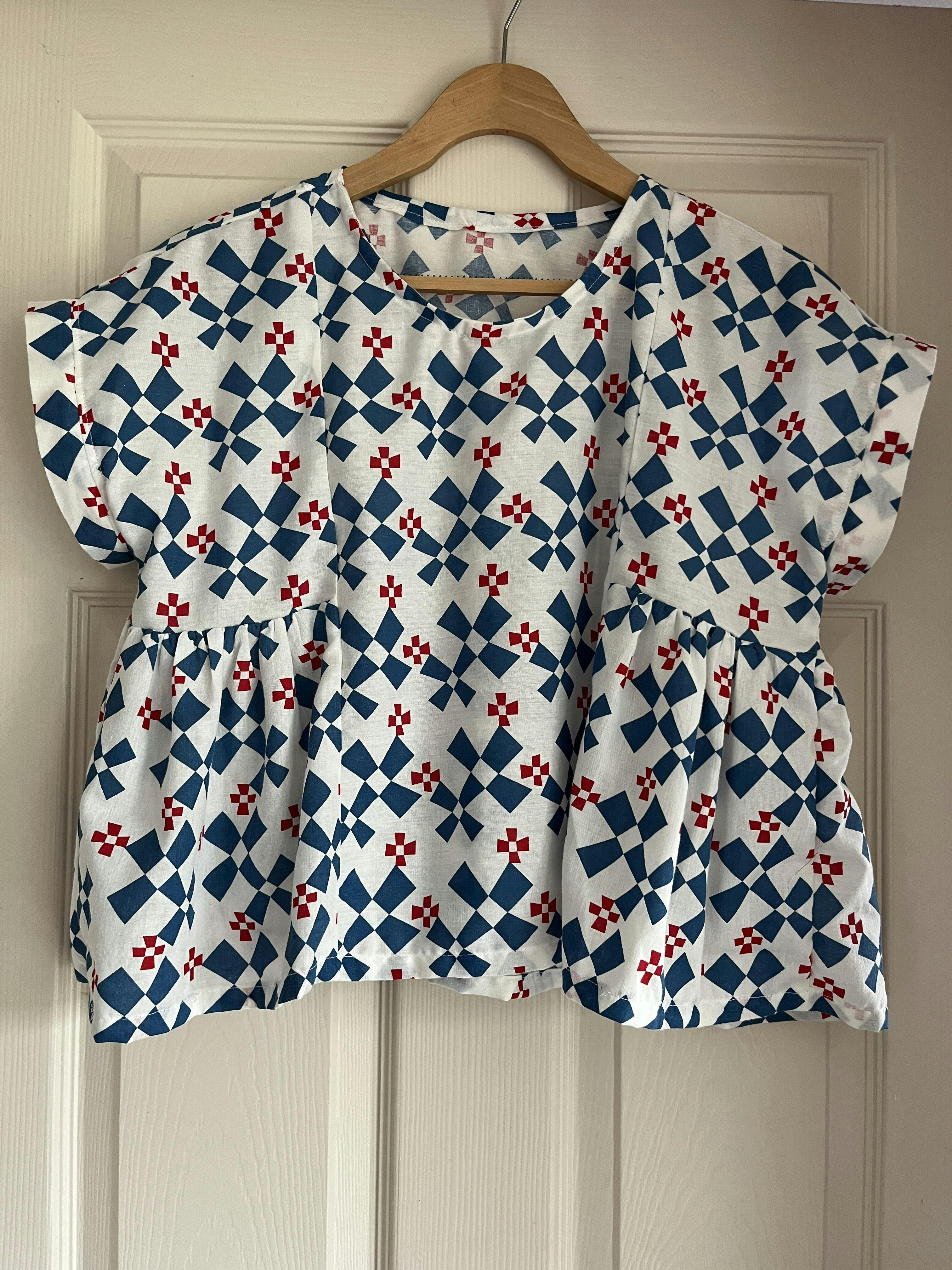 Collage Gather Top PDF Sewing Pattern – Matchy Matchy Sewing Club