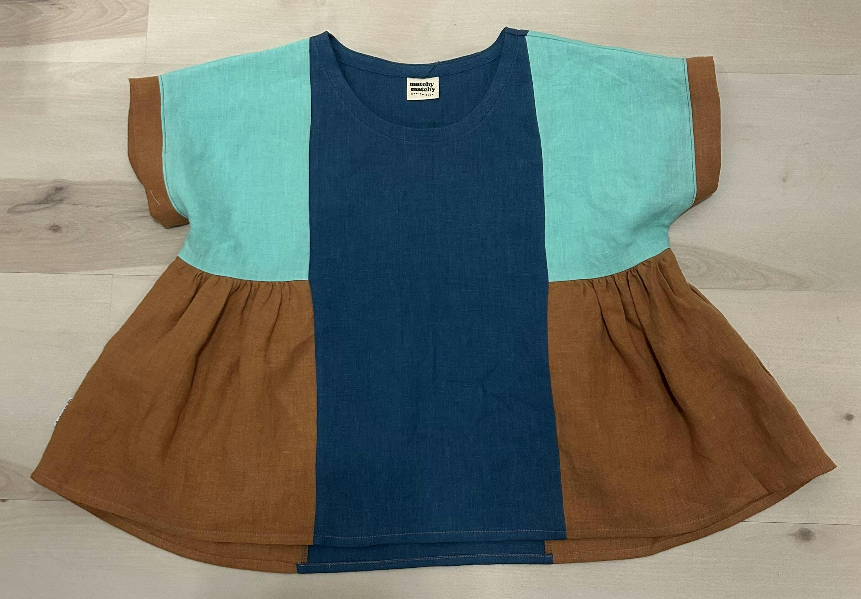 Collage Gather Top PDF Sewing Pattern – Matchy Matchy Sewing Club