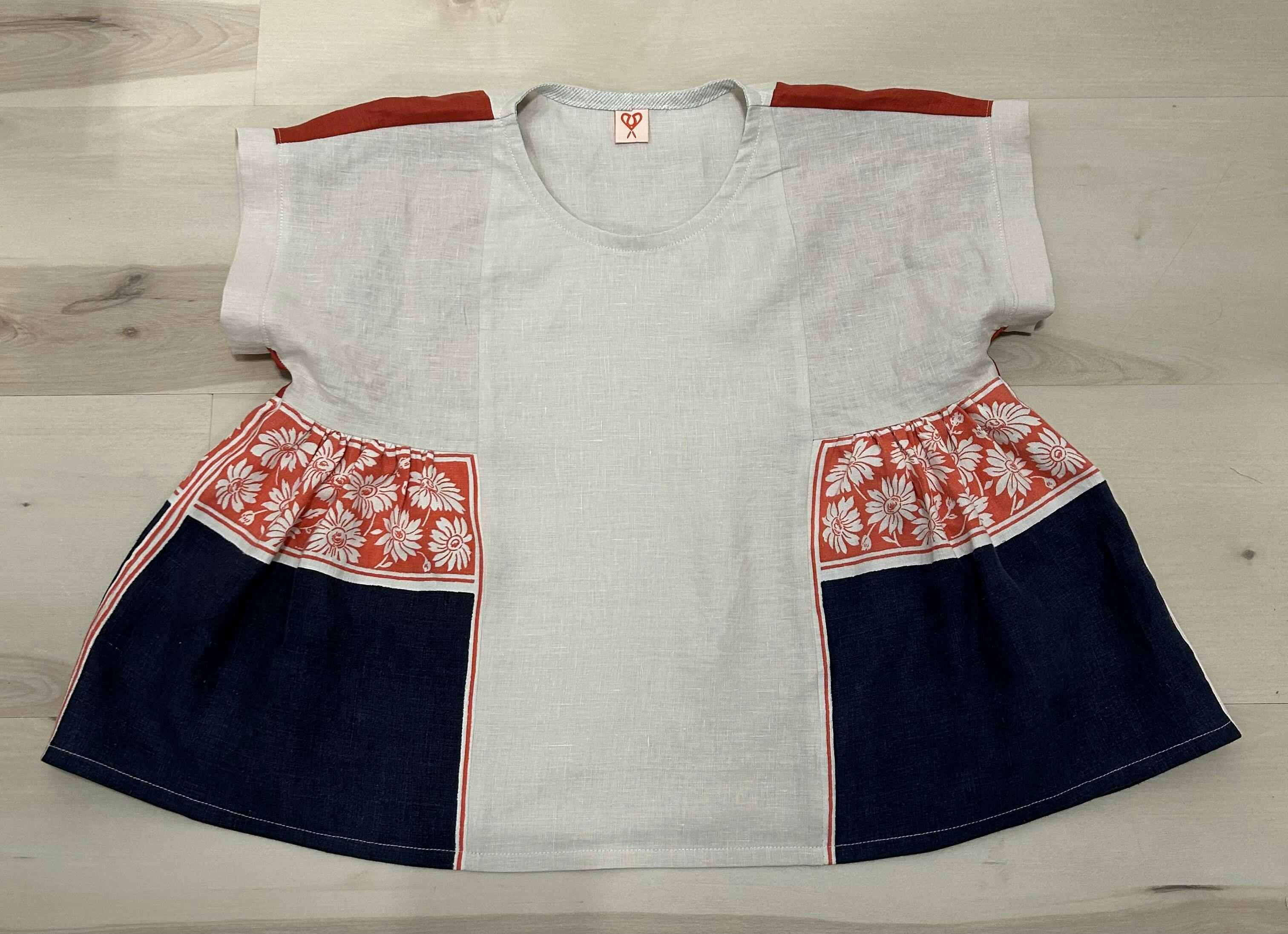 Collage Gather Top PDF Sewing Pattern – Matchy Matchy Sewing Club