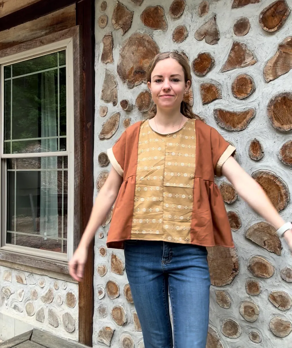 Collage Gather Top PDF Sewing Pattern – Matchy Matchy Sewing Club