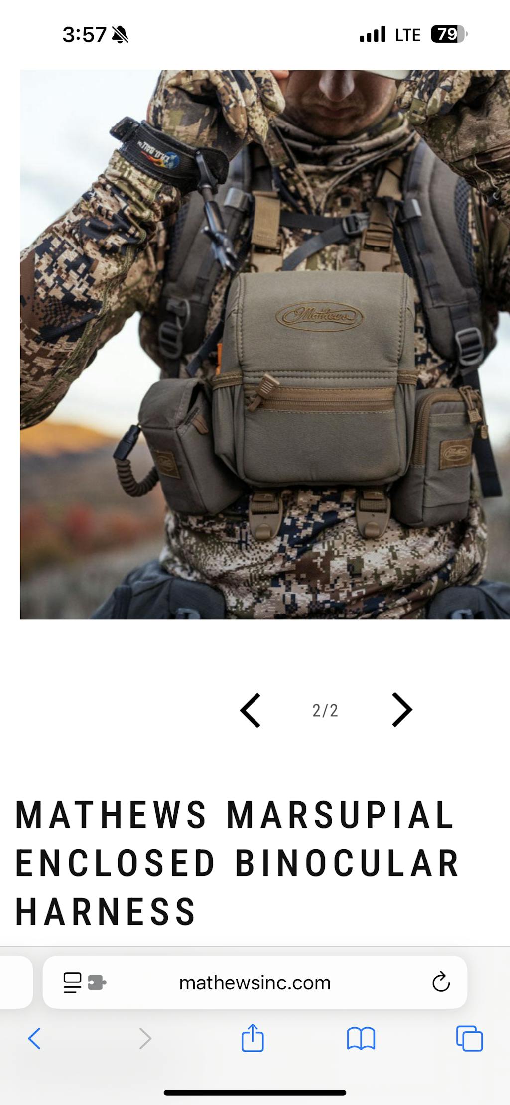 Mathews Marsupial Enclosed Binocular Harness – Mathews Archery