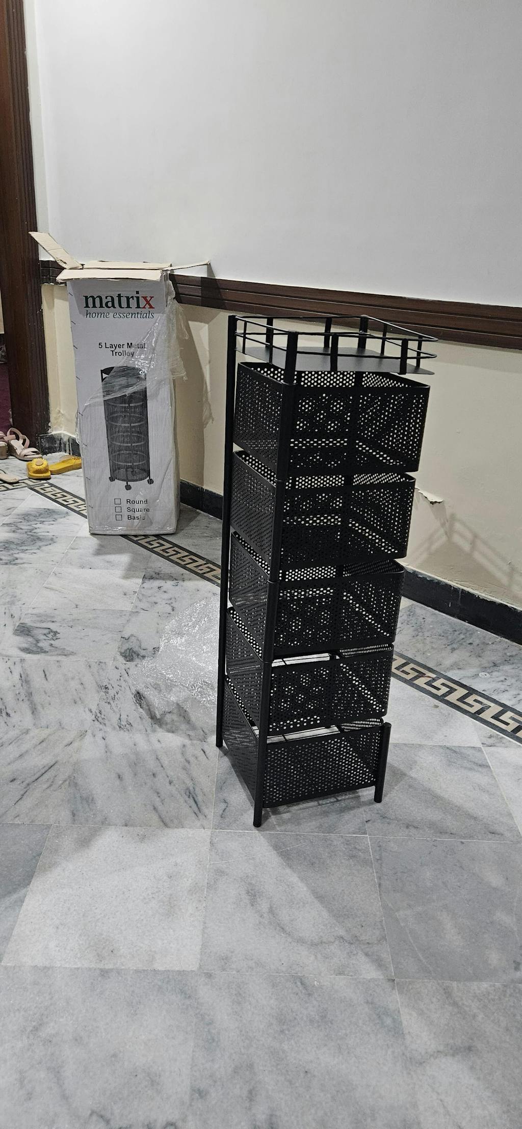 Premium Square Metal Trolley By MATRIX – matrixhome-pk