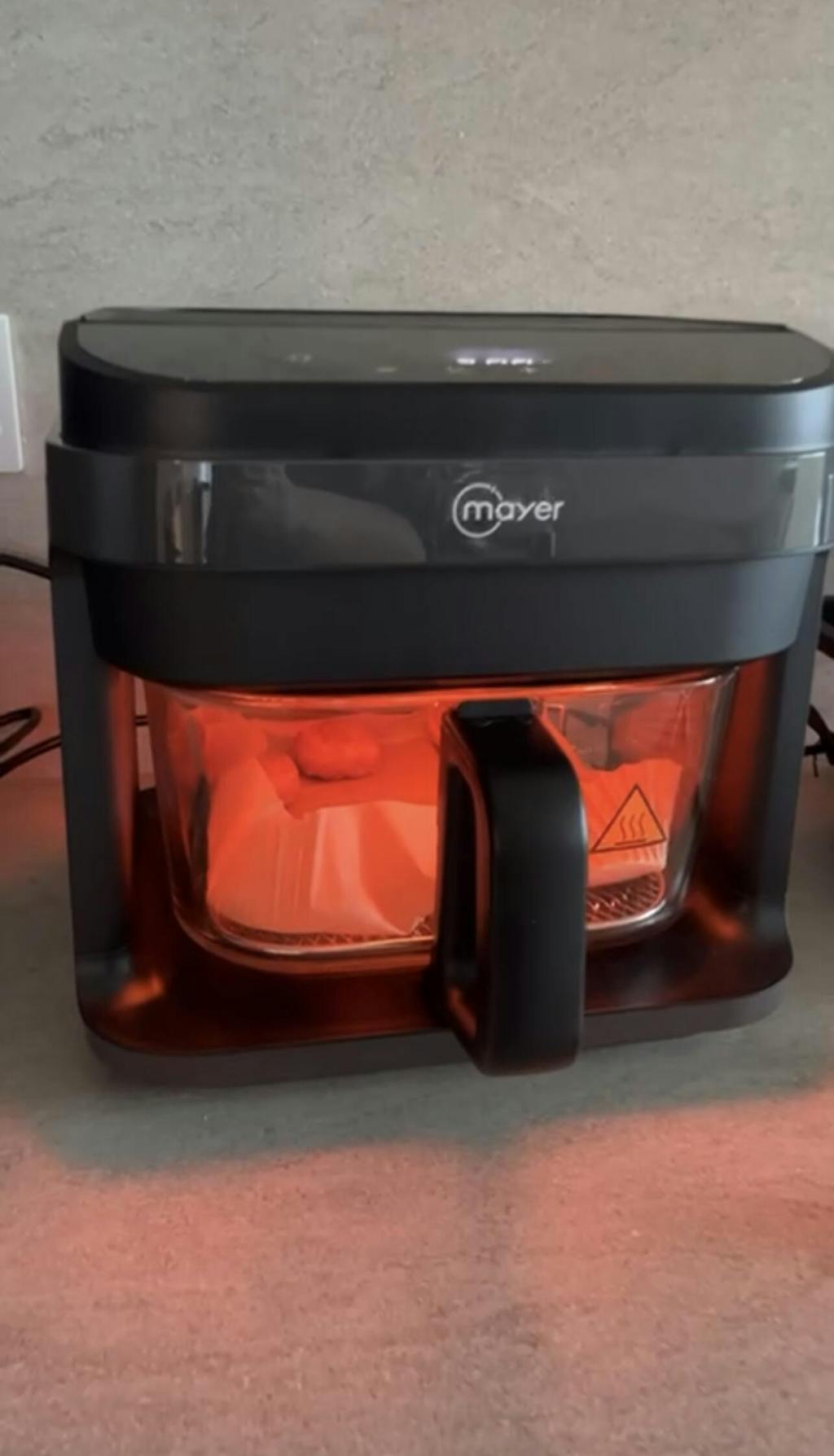 5.5L Digital Glass Air Fryer | Mayer Singapore
