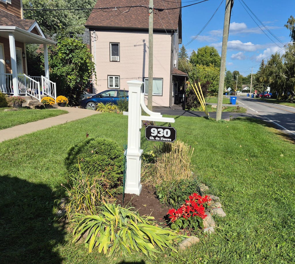 Mayne Woodhaven Address Sign Post - Includes Post and Address Arm ...