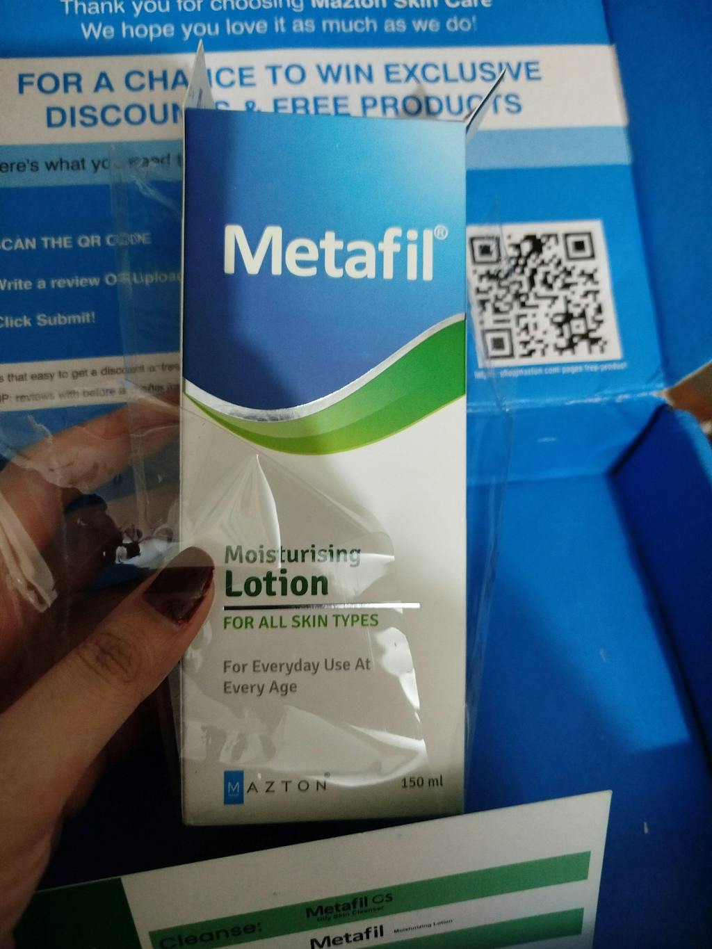 Metafil Moisturising Lotion – Mazton Skin Solutions