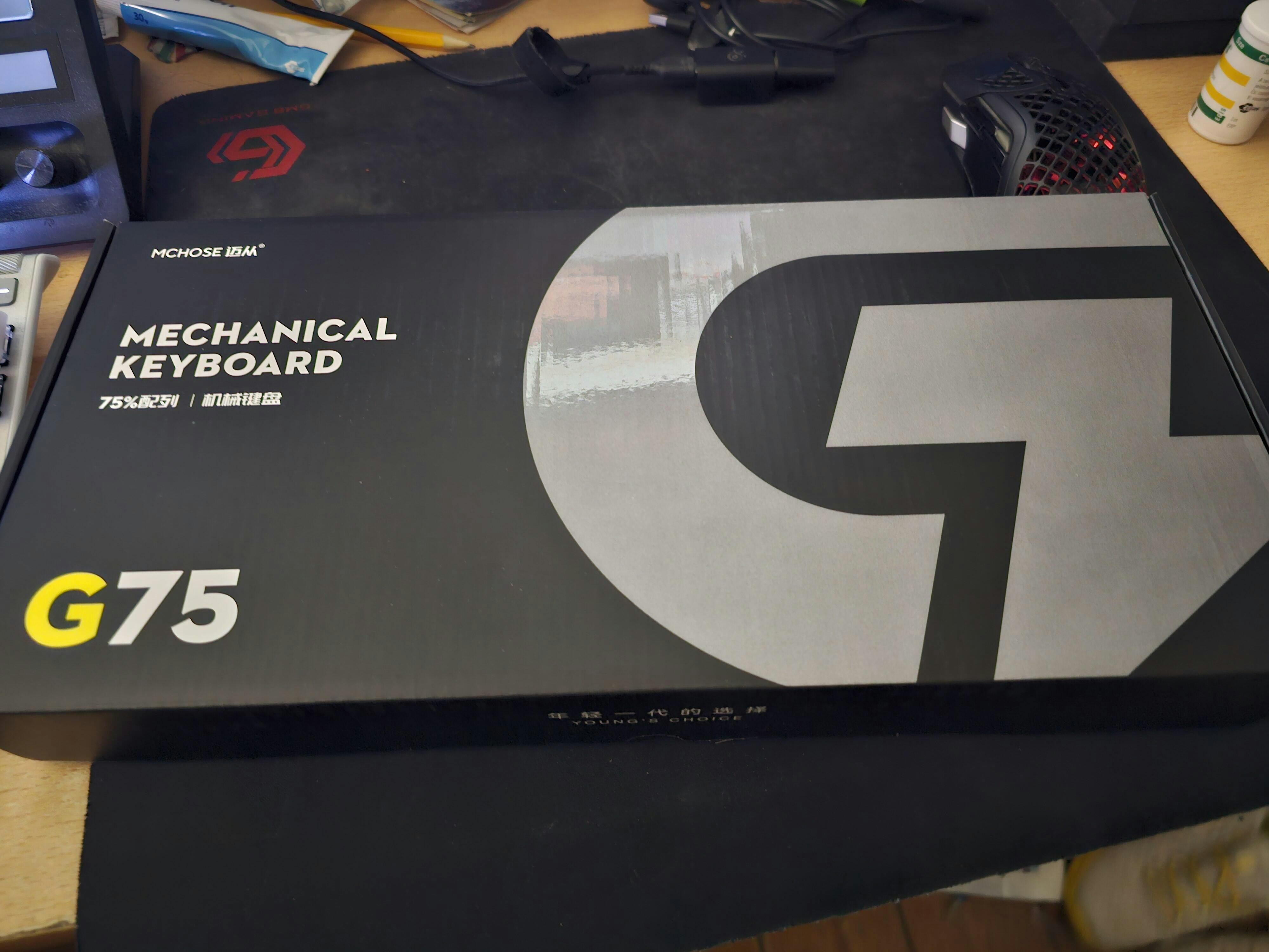 MCHOSE G75 Pro Tri-mode Gasket Structure Gaming Mechanical Keyboard