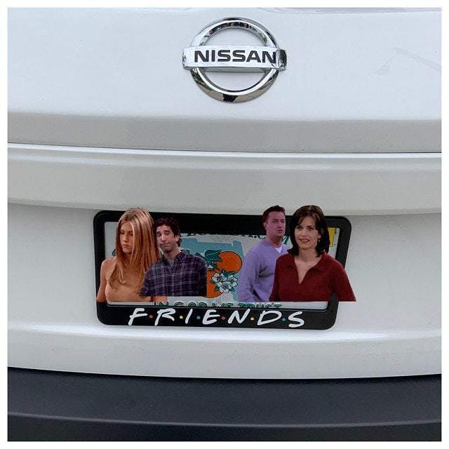 Friends TV Show Logo Aluminum Car License Plate Frame