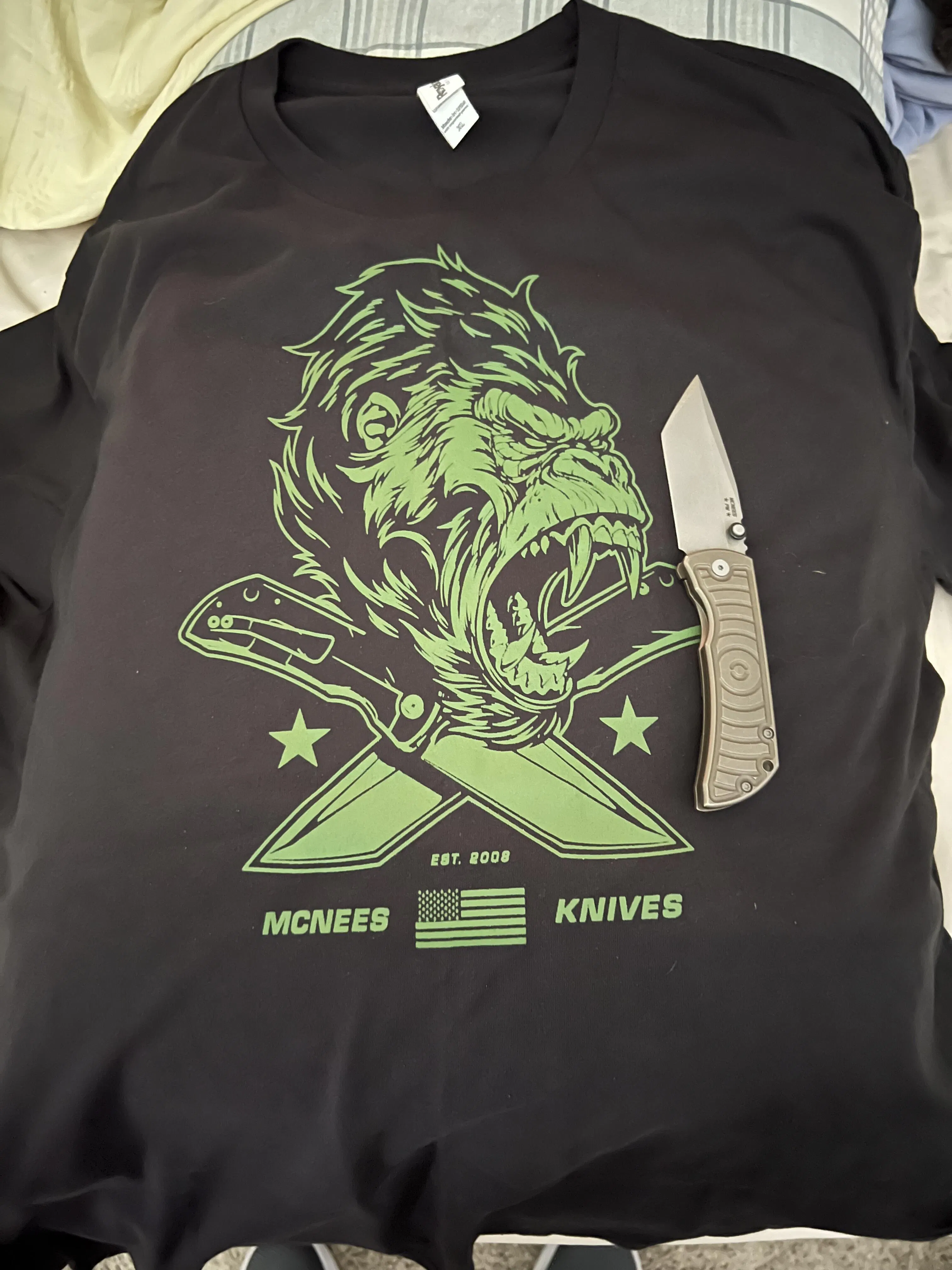 McNees Raging Ape Graphic Tee – McNees Knives