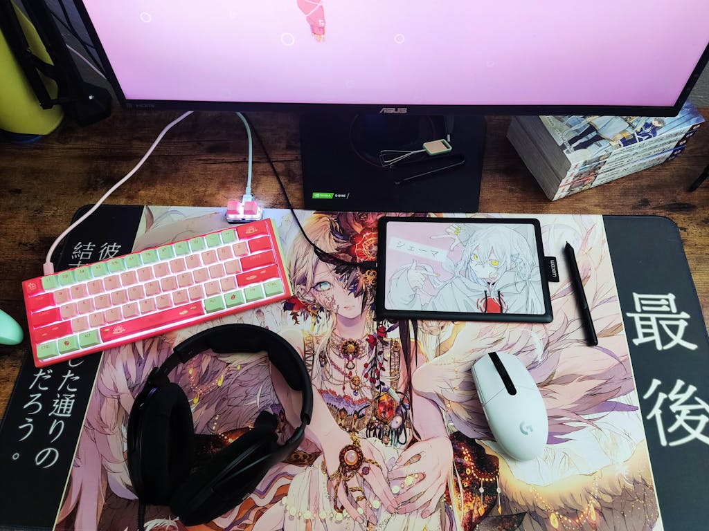 Ducky x MK Strawberry Frog One 3 Mini Hotswap 60% RGB Keyboard w/ Quac