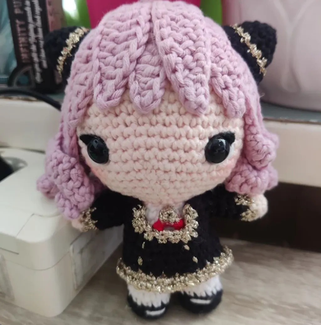 Anya Forger Spy x Family Amigurumi Crochet Doll Pattern – Medaami Patterns