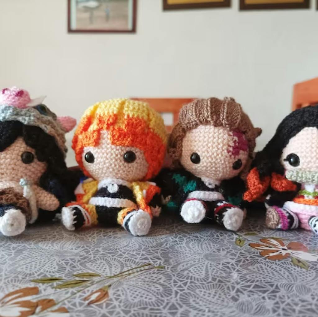 Demon Slayer Amigurumi Crochet Doll Patterns – Medaami Patterns