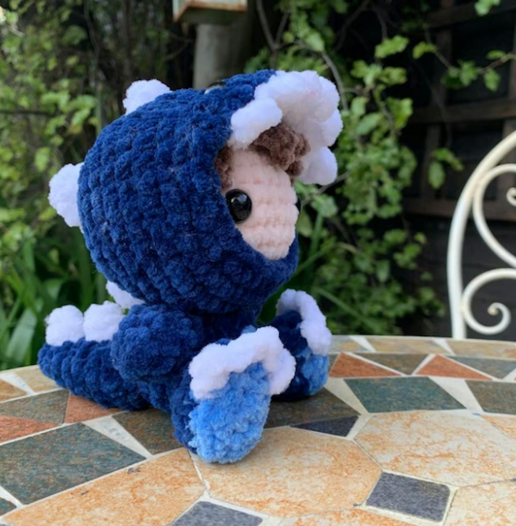 Chunky Dino Couple Amigurumi Crochet Doll Pattern – Medaami Patterns