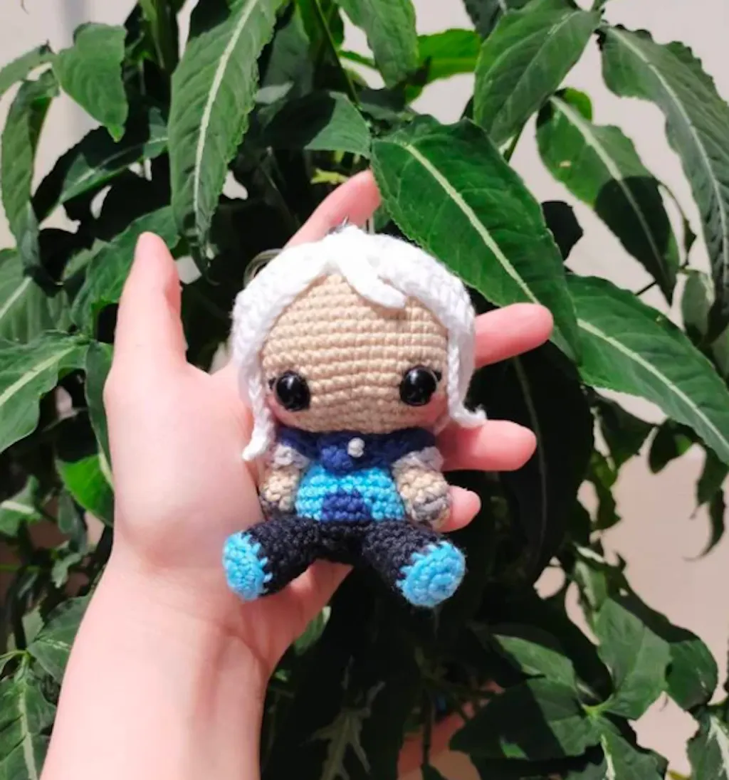 Jett Valorant Agent Amigurumi Crochet Doll Pattern – Medaami Patterns