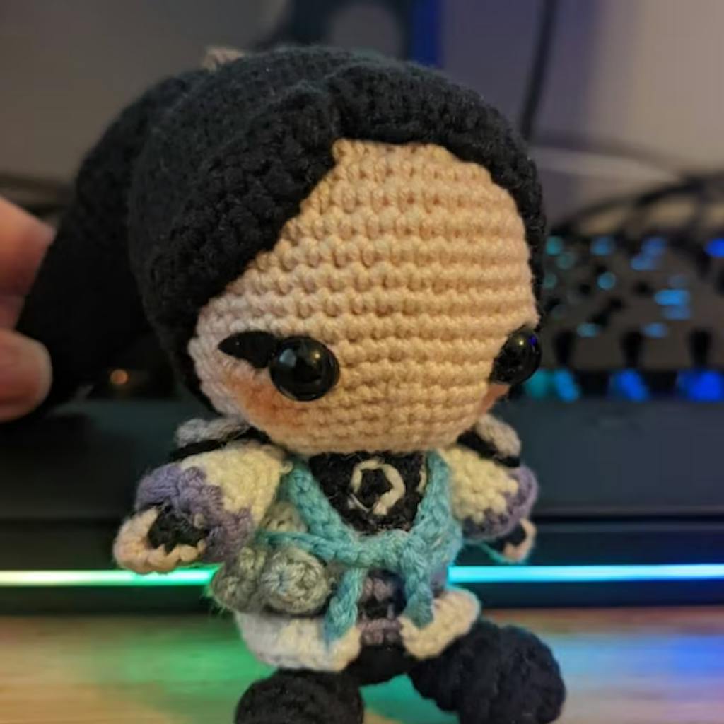 Sage Valorant Agent Amigurumi Crochet Doll Pattern – Medaami Patterns