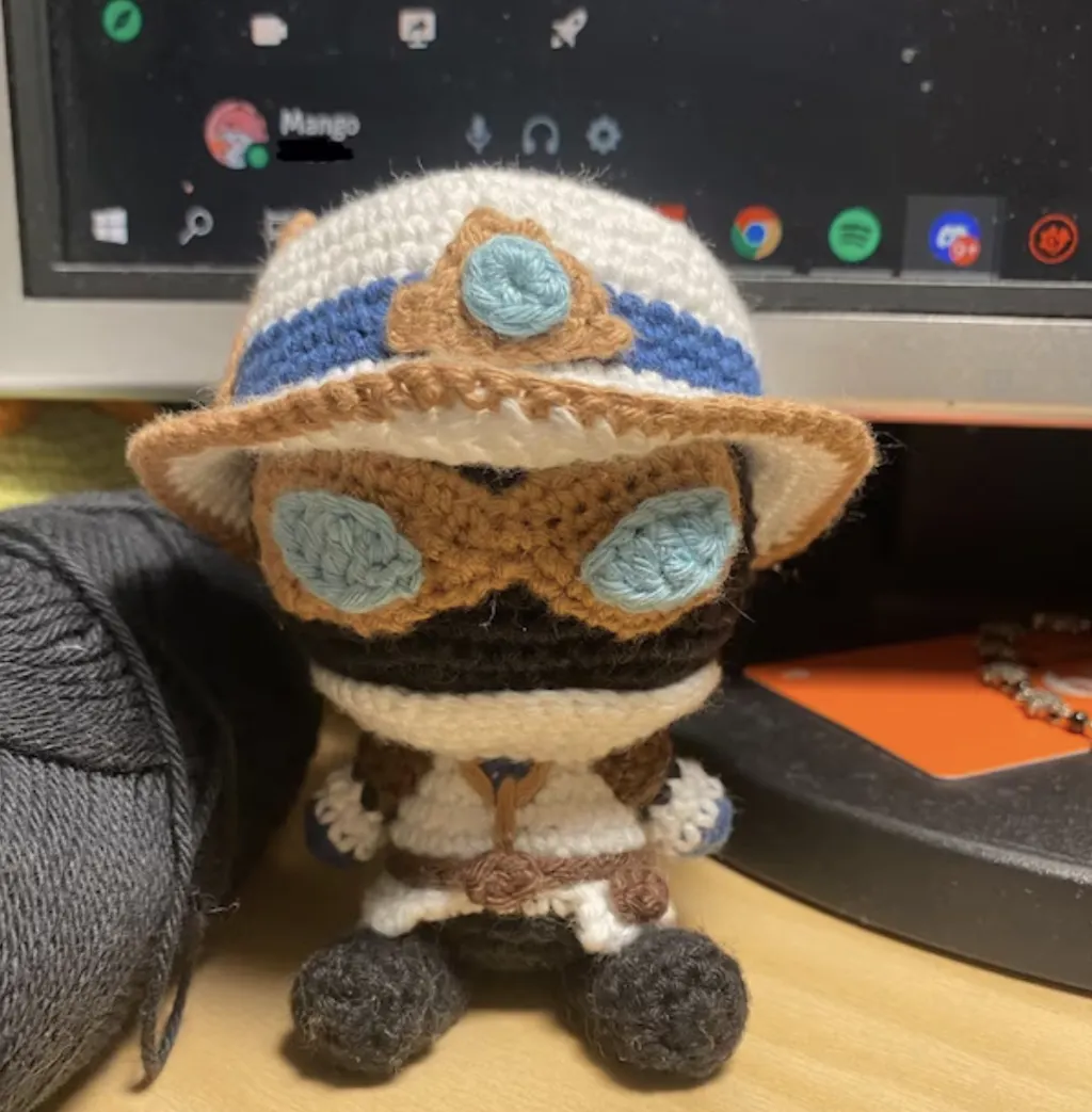 Cypher Valorant Agent Amigurumi Crochet Doll Pattern – Medaami Patterns