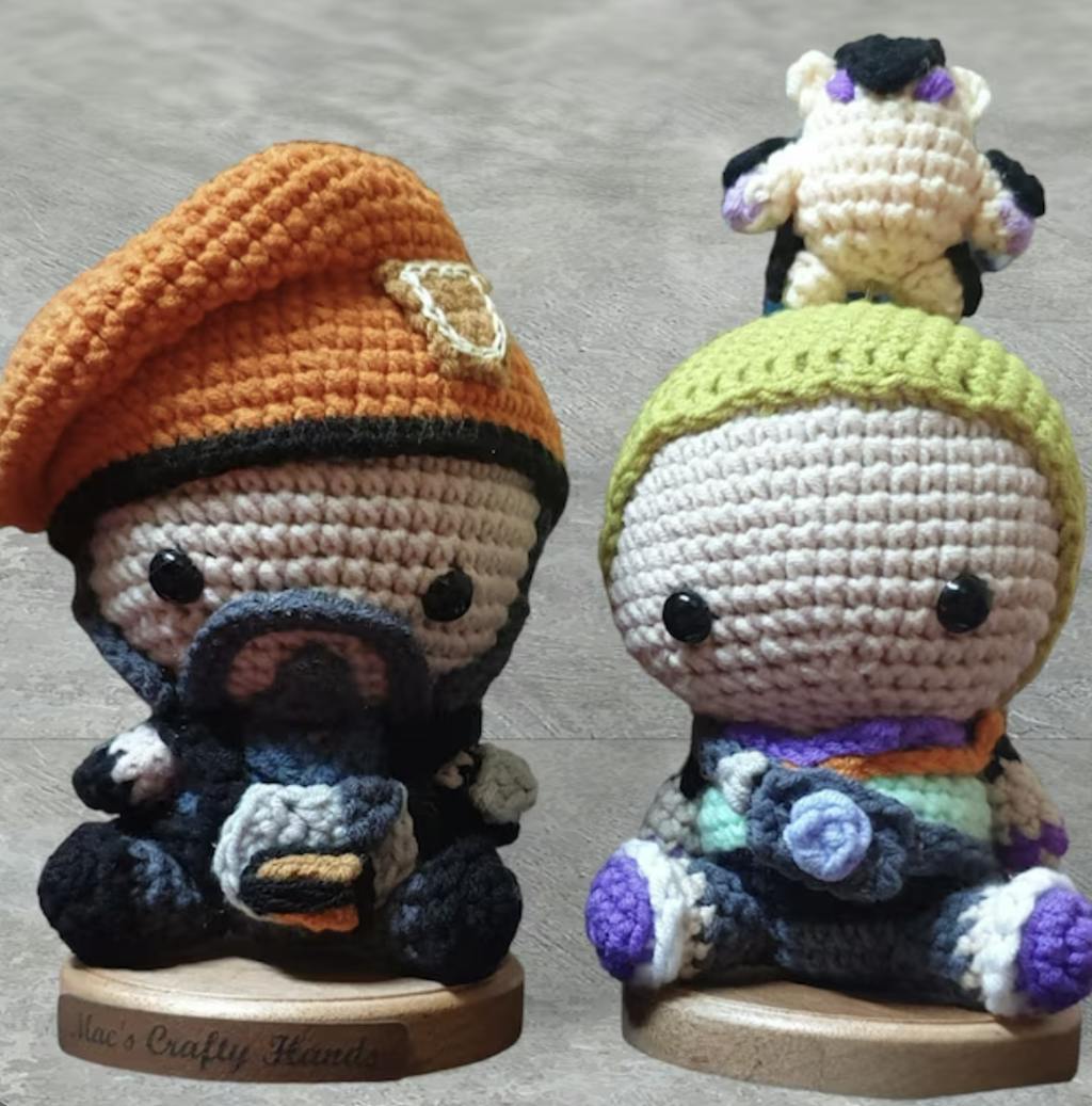 Brimstone Valorant Agent Amigurumi Crochet Doll Pattern – Medaami Patterns