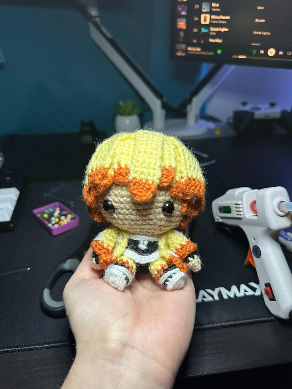Zenitsu Demon Slayer Amigurumi Crochet Doll Pattern – Medaami Patterns