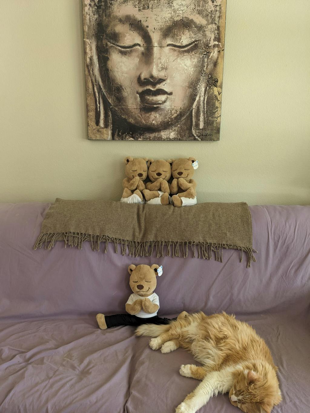 Meddy Teddy Original Yoga Teddy Bear Plush Toy (37 Cm.)