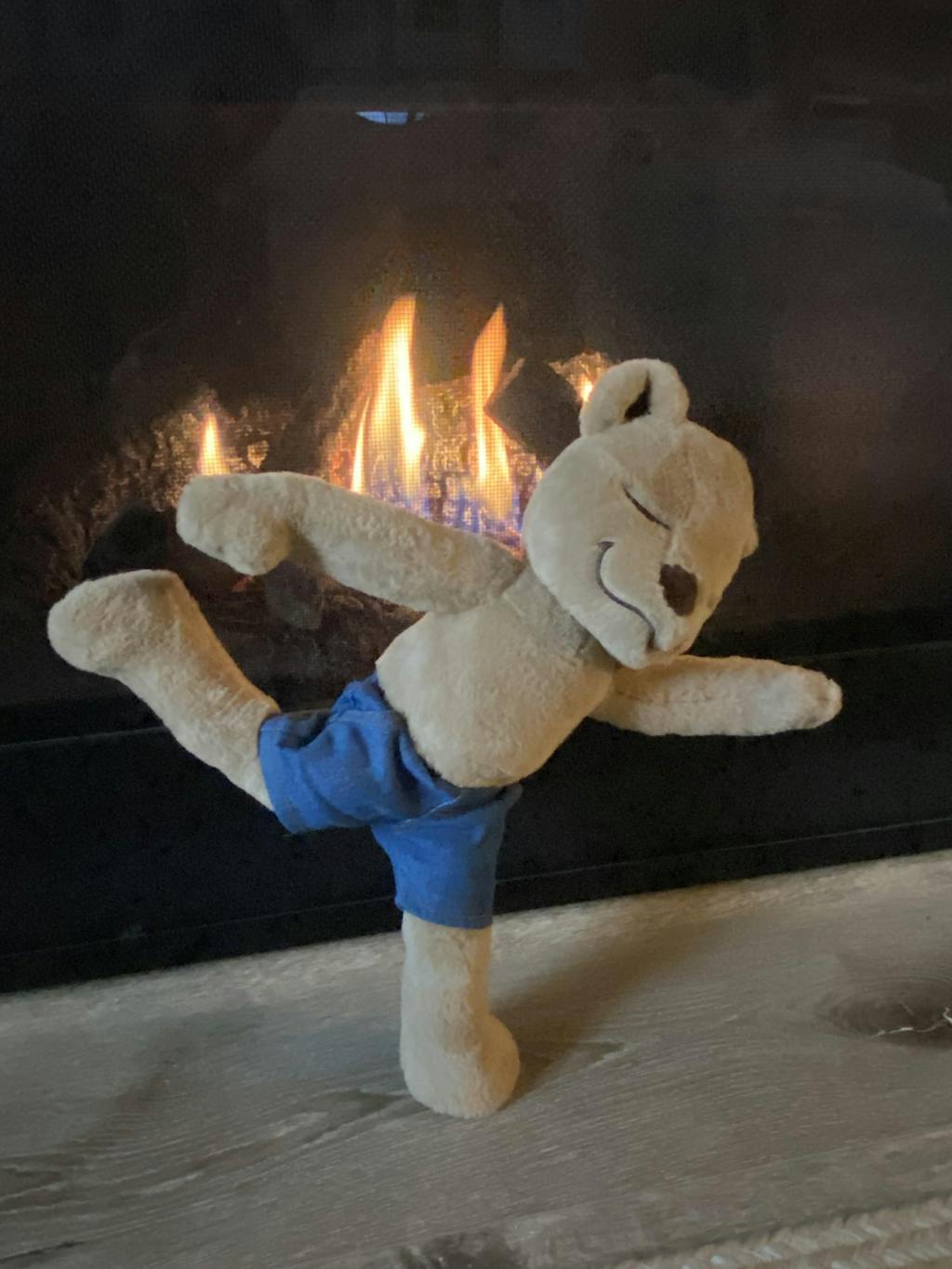 Meddy Teddy Original Yoga Teddy Bear Plush Toy (37 Cm.)