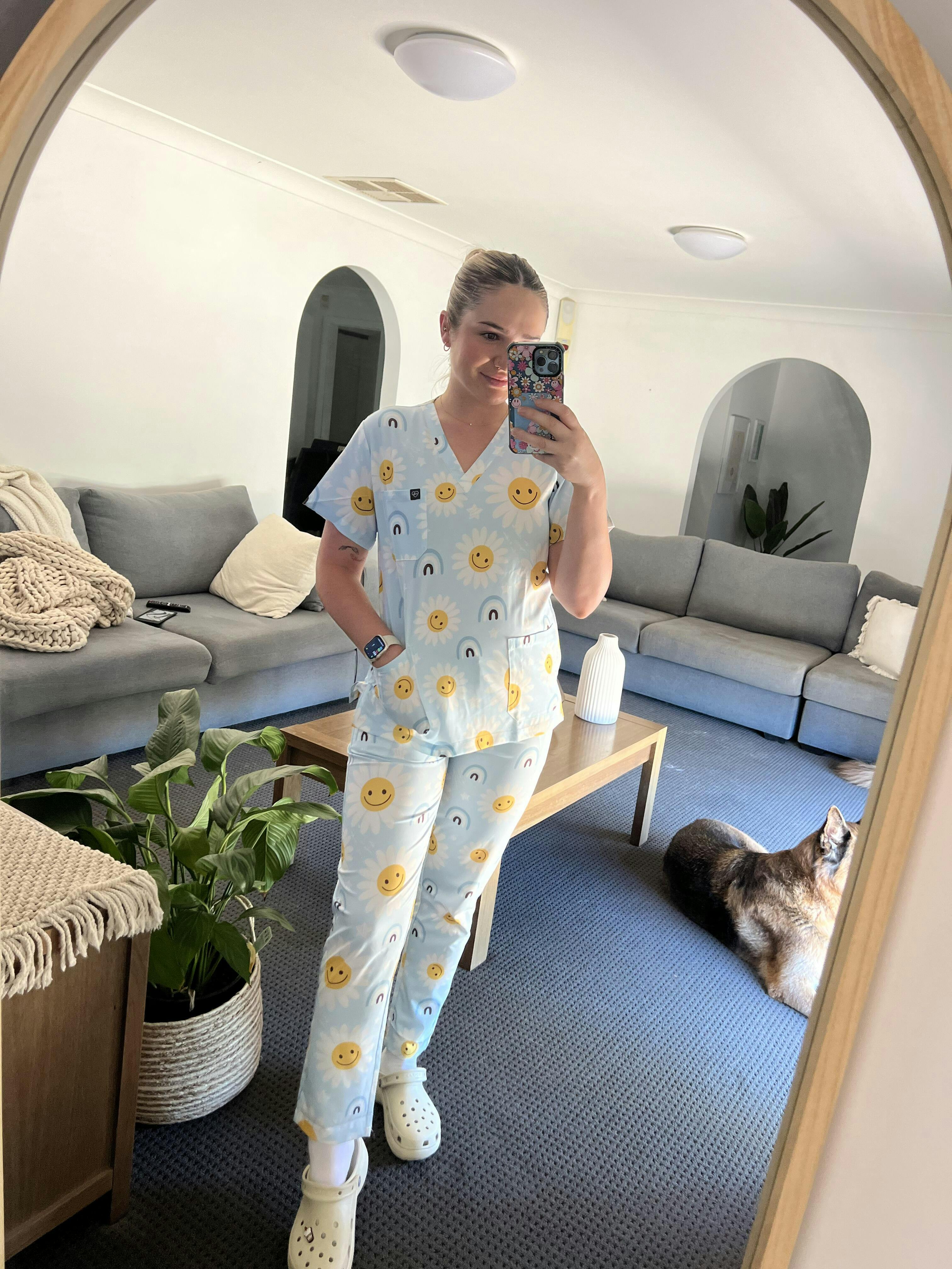 Sunflowers Scrub Set l Fun Scrub Sets l Cute Scrub Sets – MedicWears