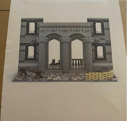 WW2 Military Scene Battle Ruins Building | Medievalbrick