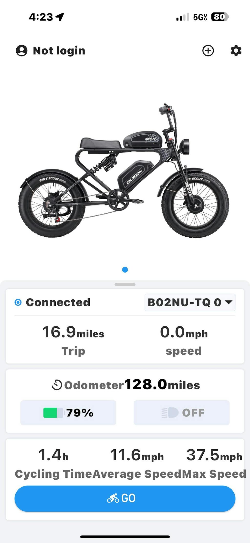 MEELOD DK300MAX Dual Motor Moped Style Ebike 2400W Top Speed 35Mph