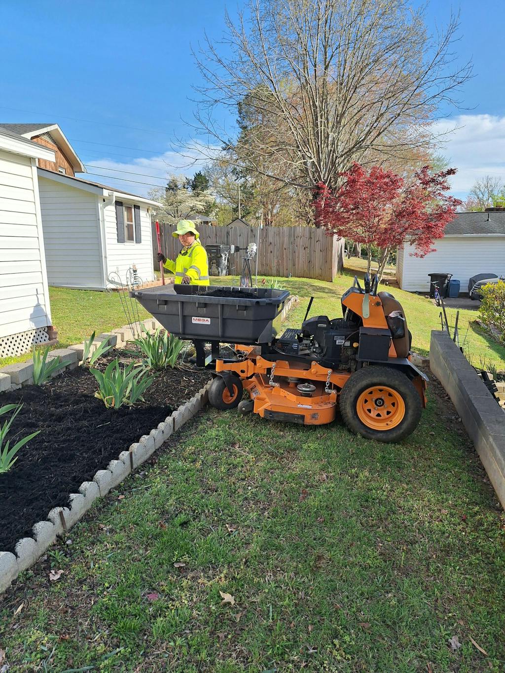 Scag V-Ride II Manual Mulch Dump Kit | Mega Attachments