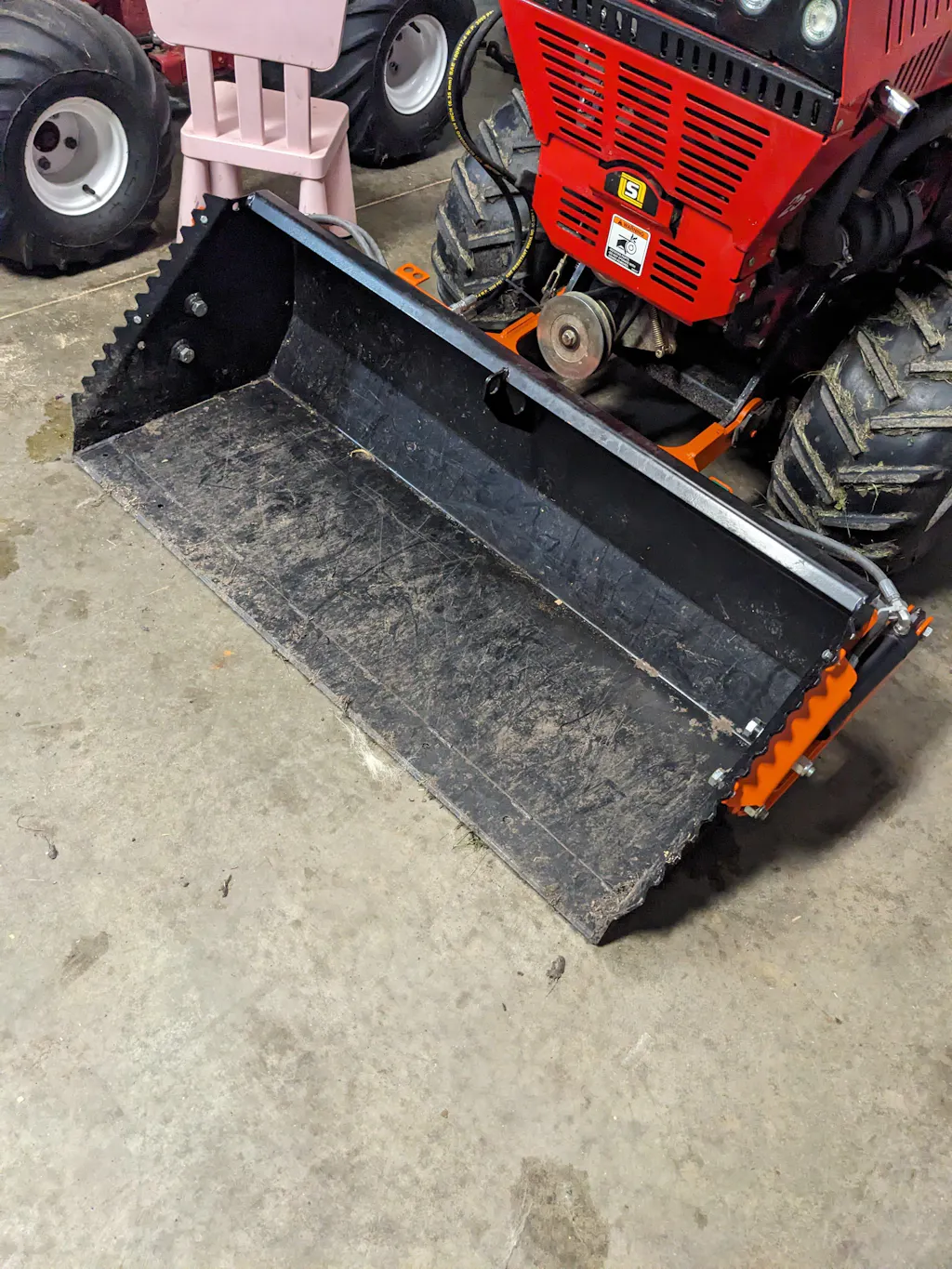 Mulch Dump Kits for Stand-On Mowers | Mega Attachments