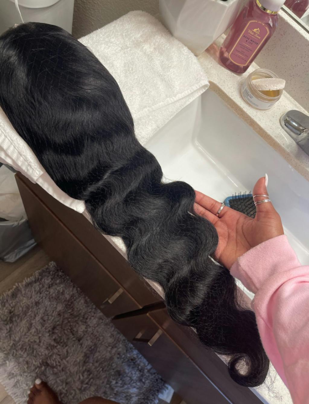 360 Body Wave Wig 100% Brazilian Human Hair Wigs Breathable Lace Wig ...