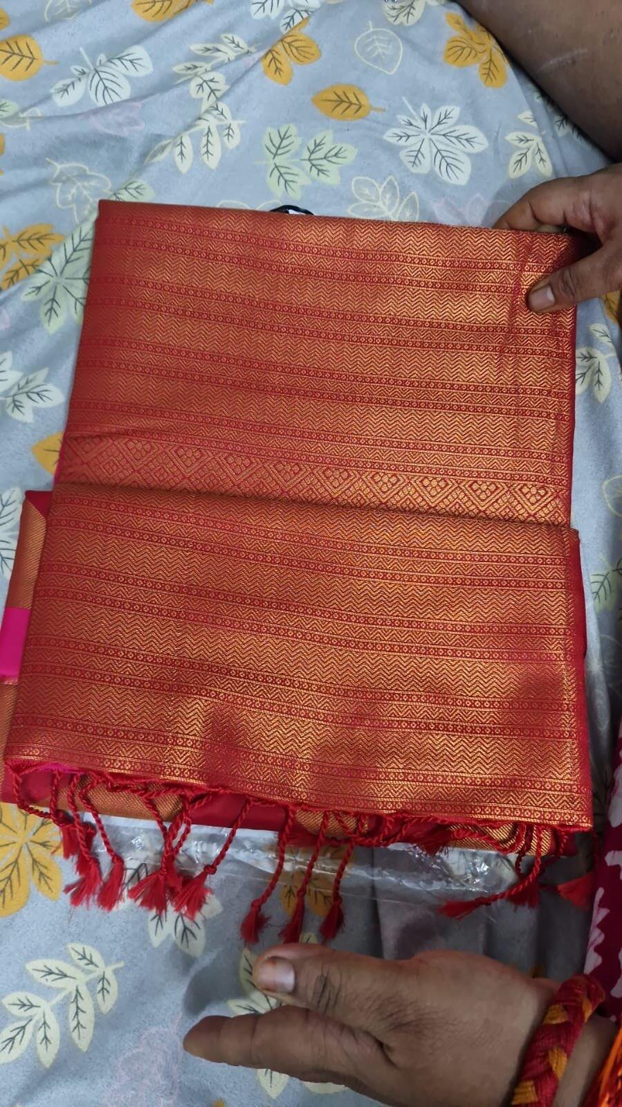 Unstitched Top With Dupatta Set - Semi Tussar | Cool Grey + Orchid Pur ...