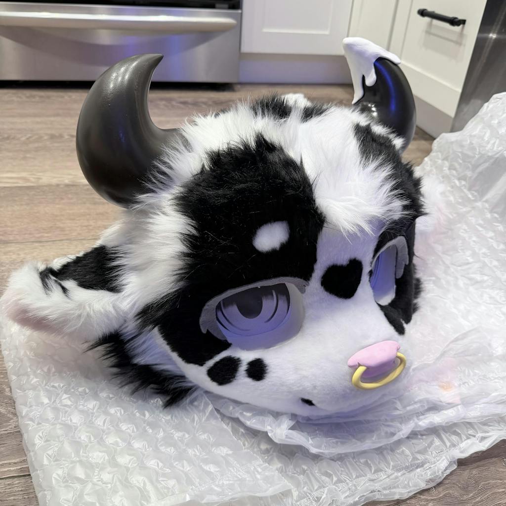 Surprised Kitten Realism Fursuit in Stock – Meow Fursuits