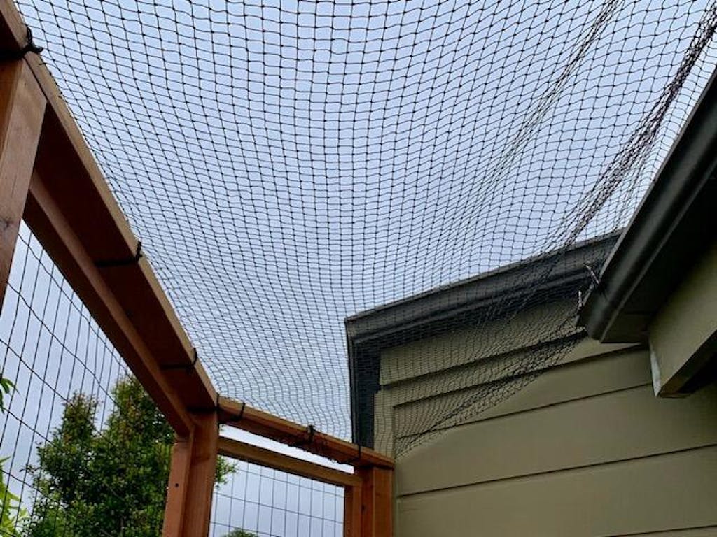 Cat netting, Catio netting, Cat mesh, Cat netting patio fence barrier ...