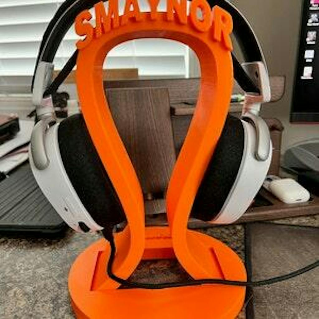 Custom Headphone Stand & Personalized Holder | Omega 3D-Printed | NBC ...