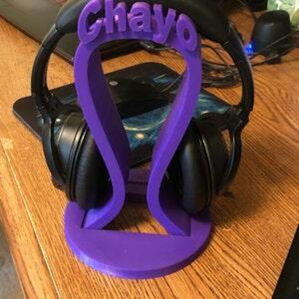 Custom Headphone Stand & Personalized Holder | Omega 3D-Printed | NBC ...
