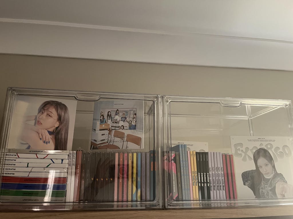 Premium Acrylic Kpop Album CD Display Case | Stackable Clear Dustproof ...