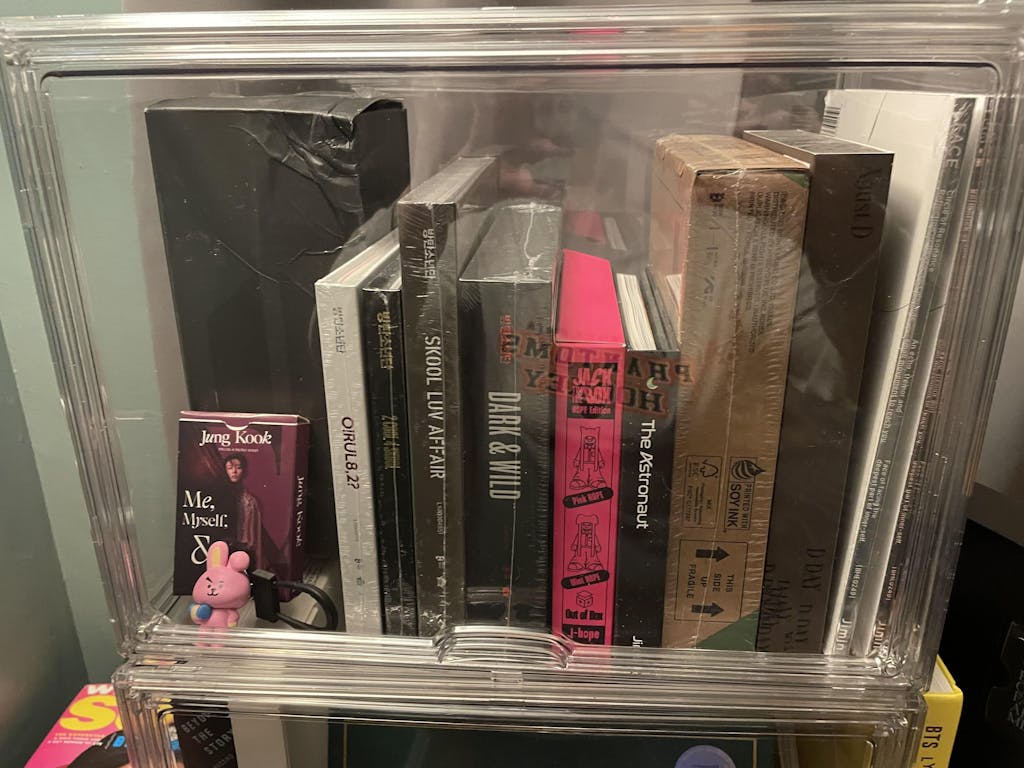 Premium Acrylic Kpop Album CD Display Case | Stackable Clear Dustproof ...