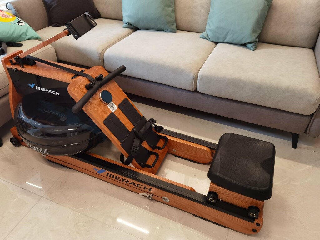 950 Dual Resistance Wood Rower With Water - Home Wooden Water Rowing ...