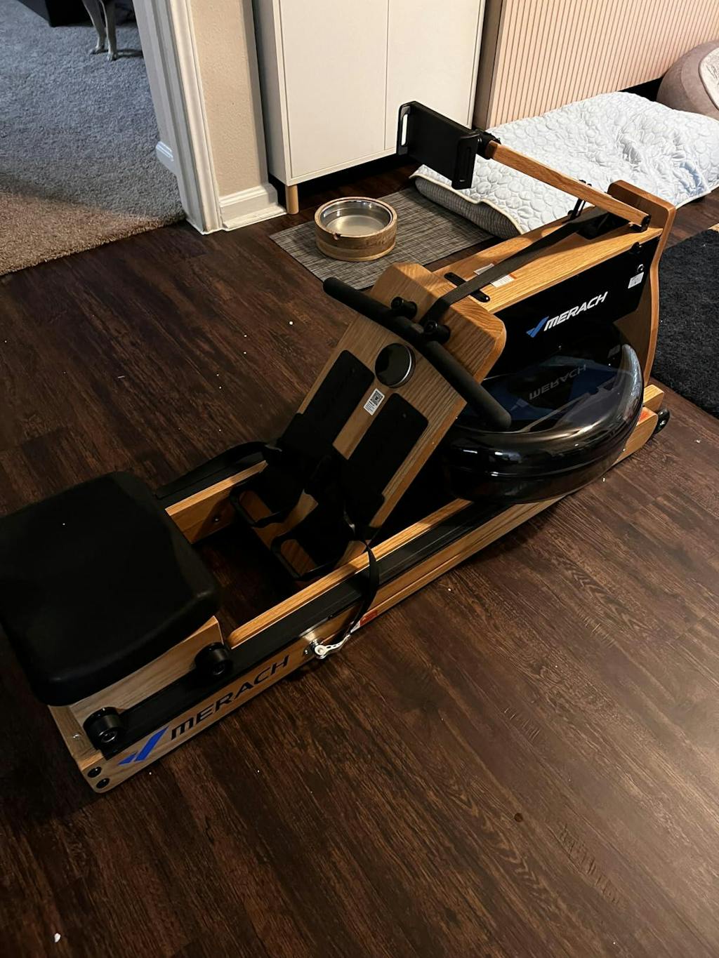 950 Dual Resistance Wood Rower With Water - Home Wooden Water Rowing ...