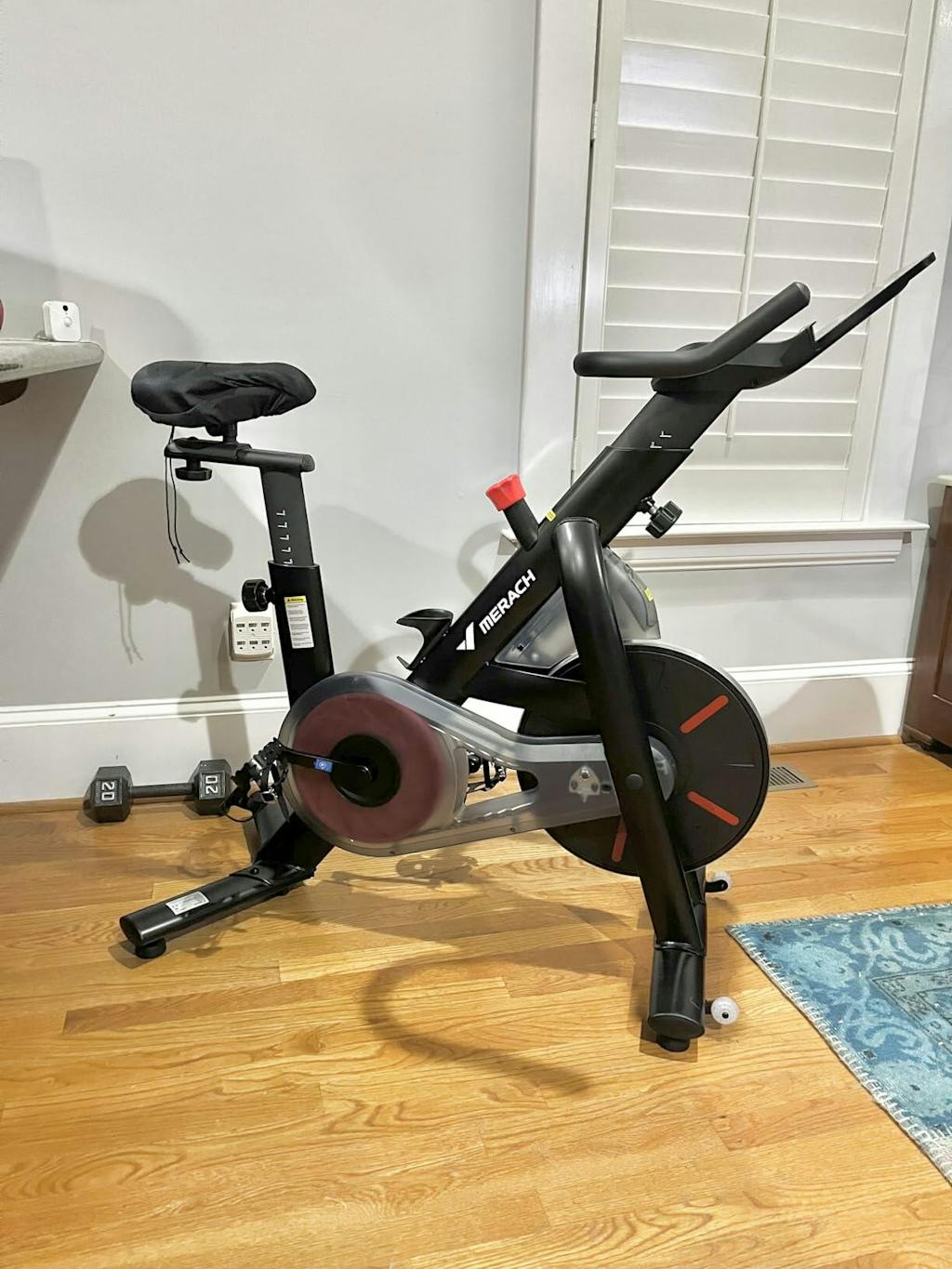 MERACH S26 Cardio Workout Exercise Bike with Comfortable Seat Cushion ...
