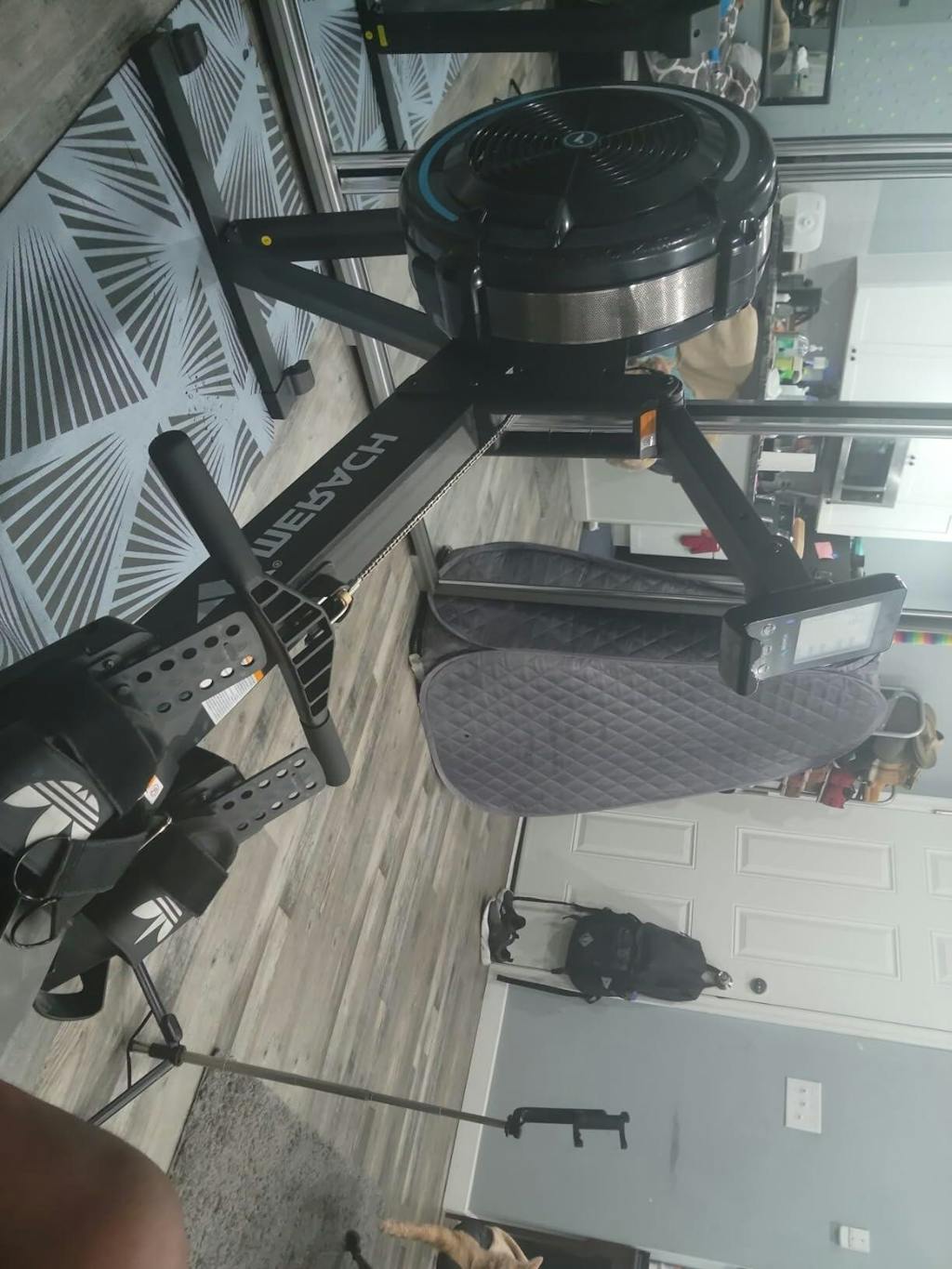 MERACH Pro Air Resistance Rowing Machine Air Resistance Rower for Home